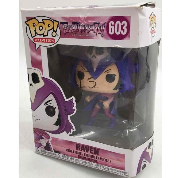 Funko | Toys | Funko Pop Teen Titans Go Raven 63 Figure Figurine Iob ...